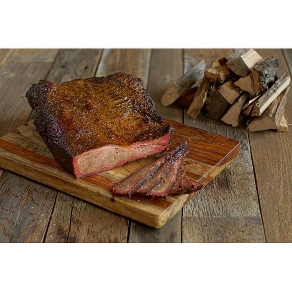 Double L Ranch Hardwood Smoked Tender Roasted Beef Brisket, 9 Pound ...