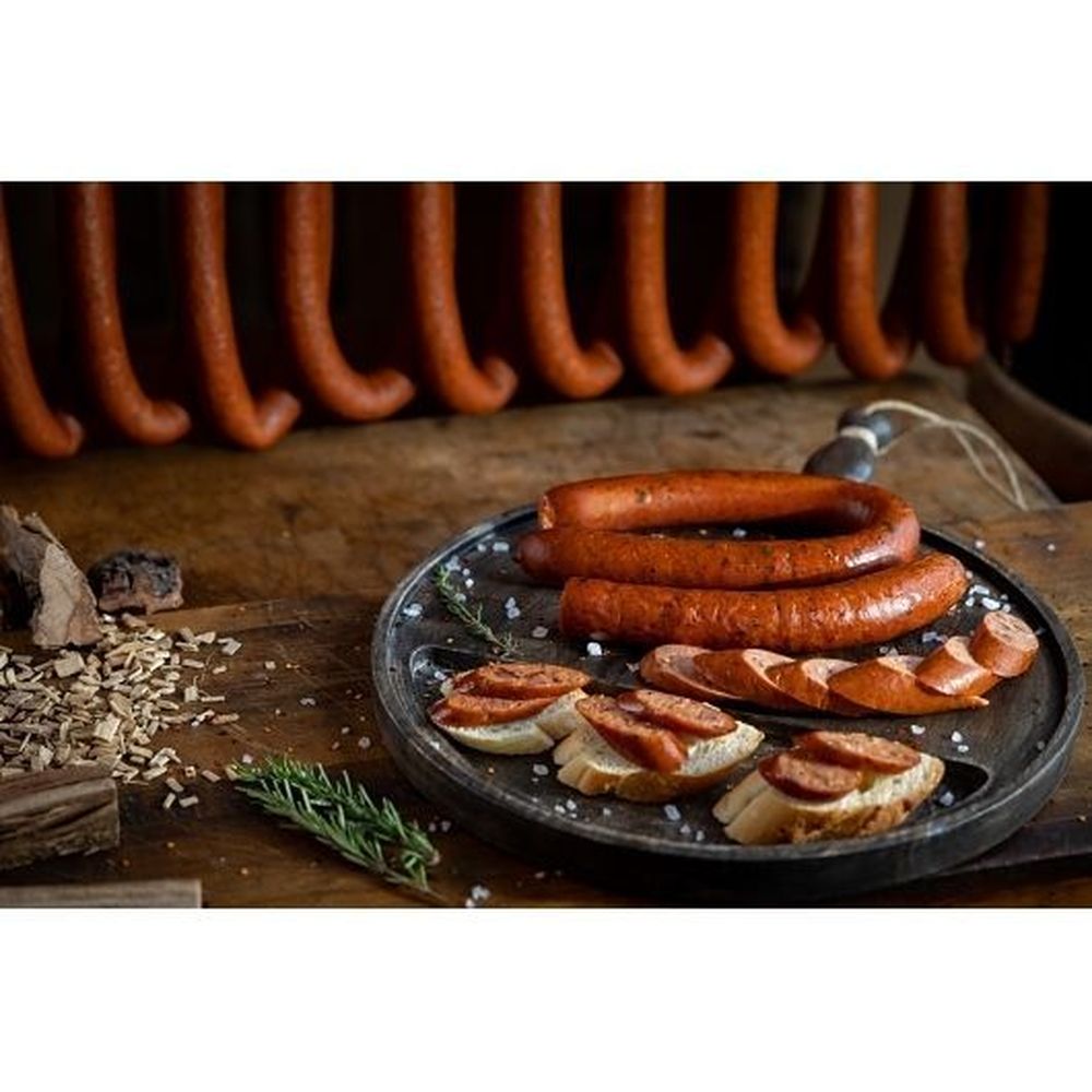 Double L Ranch Pork and Beef Burnt End Link Sausage Endless Rope with ...