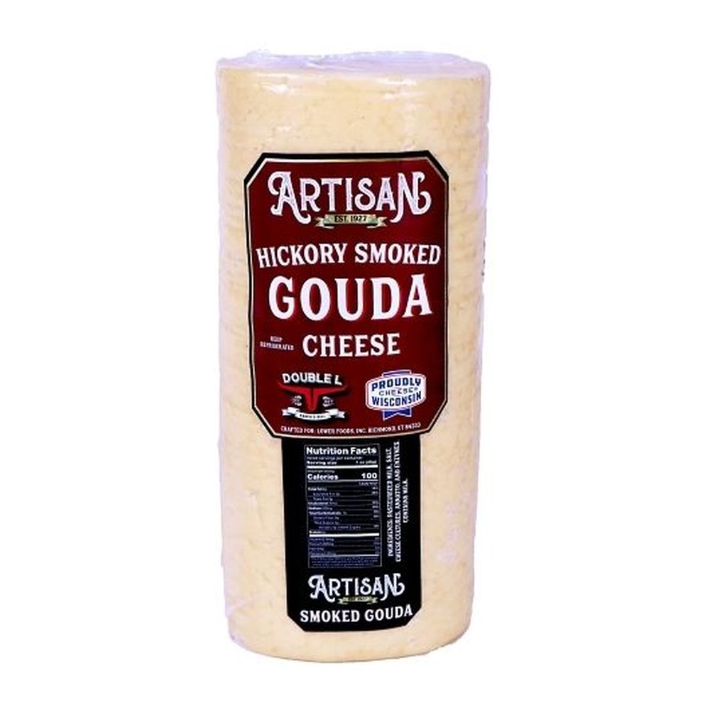 Artisan Hickory Smoked Gouda Cheese Loaf, 2 count