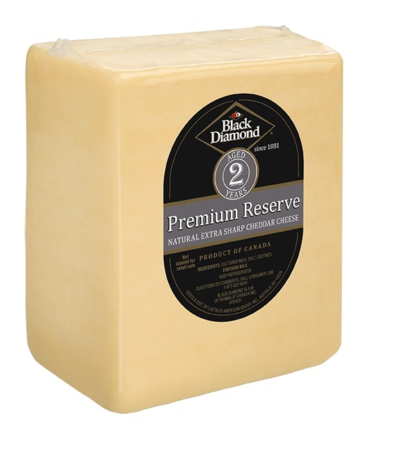 Black Diamond Two Year Unwaxed White Cheddar | FoodServiceDirect