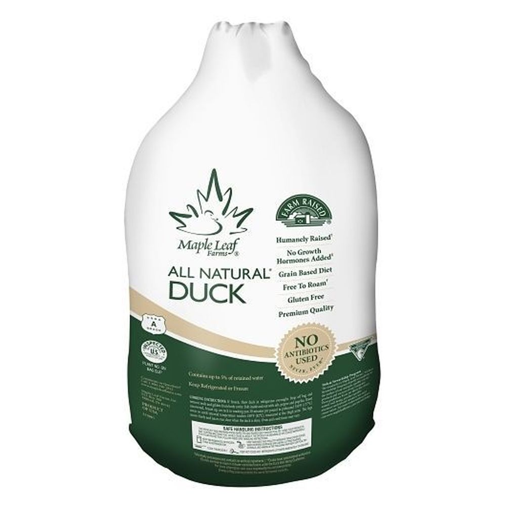 Maple Leaf Farms Whole Duck, 5.75 Pound -- 6 per case