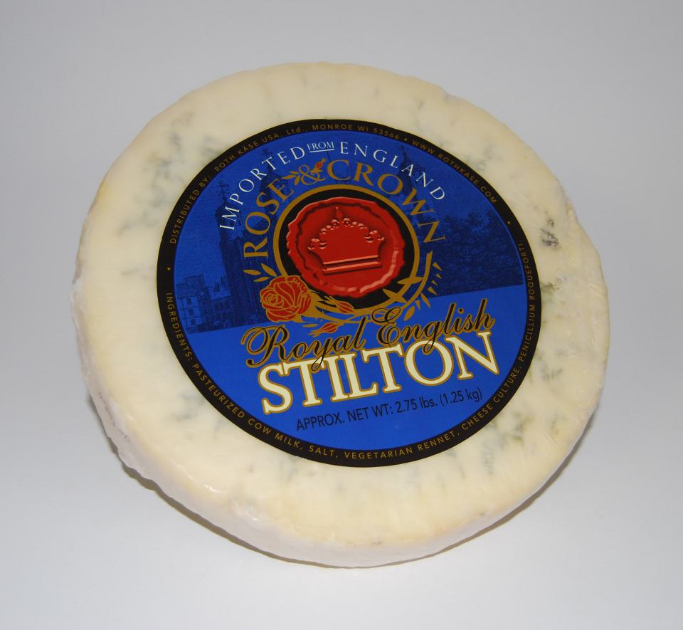 Roth Kase Rose and Crown Stilton Cheese, 2.75 Pound -- 2 per case.