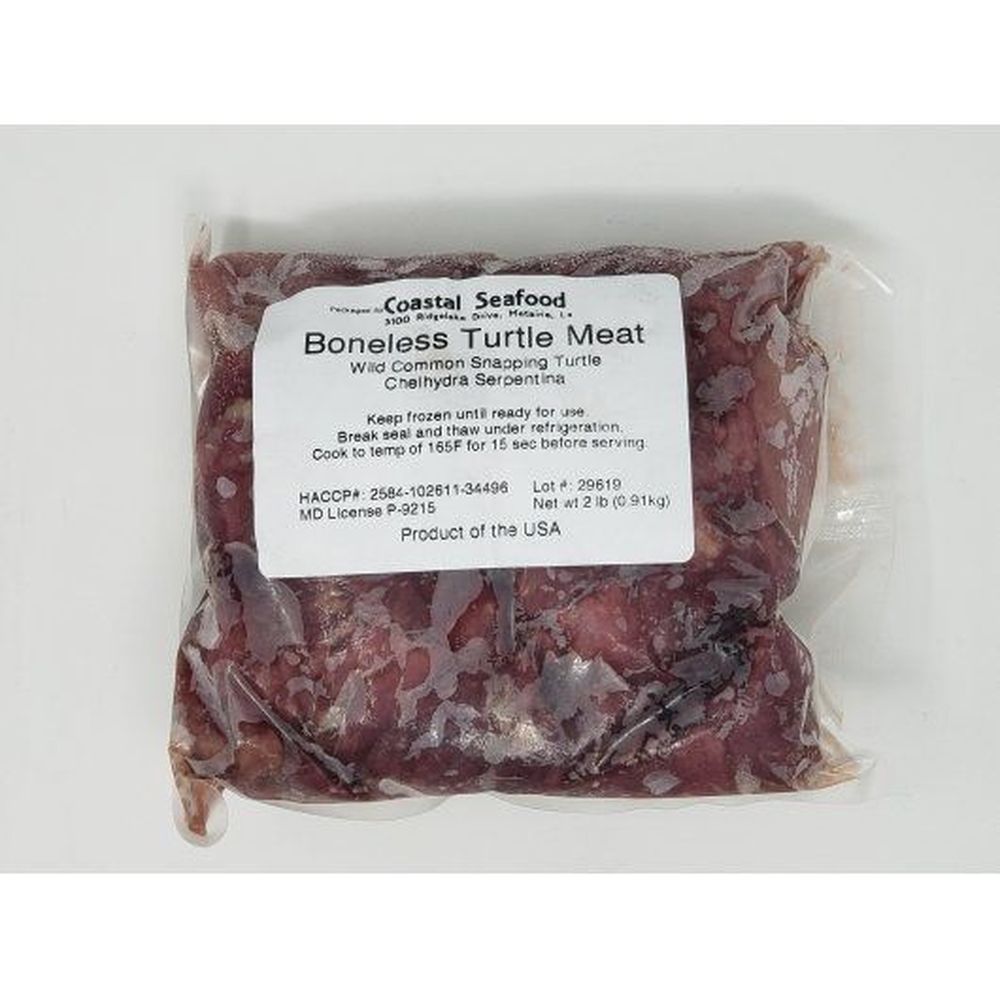 Coastal Seafood Boneless Turtle Meat, 2 Pound -- 25 per case