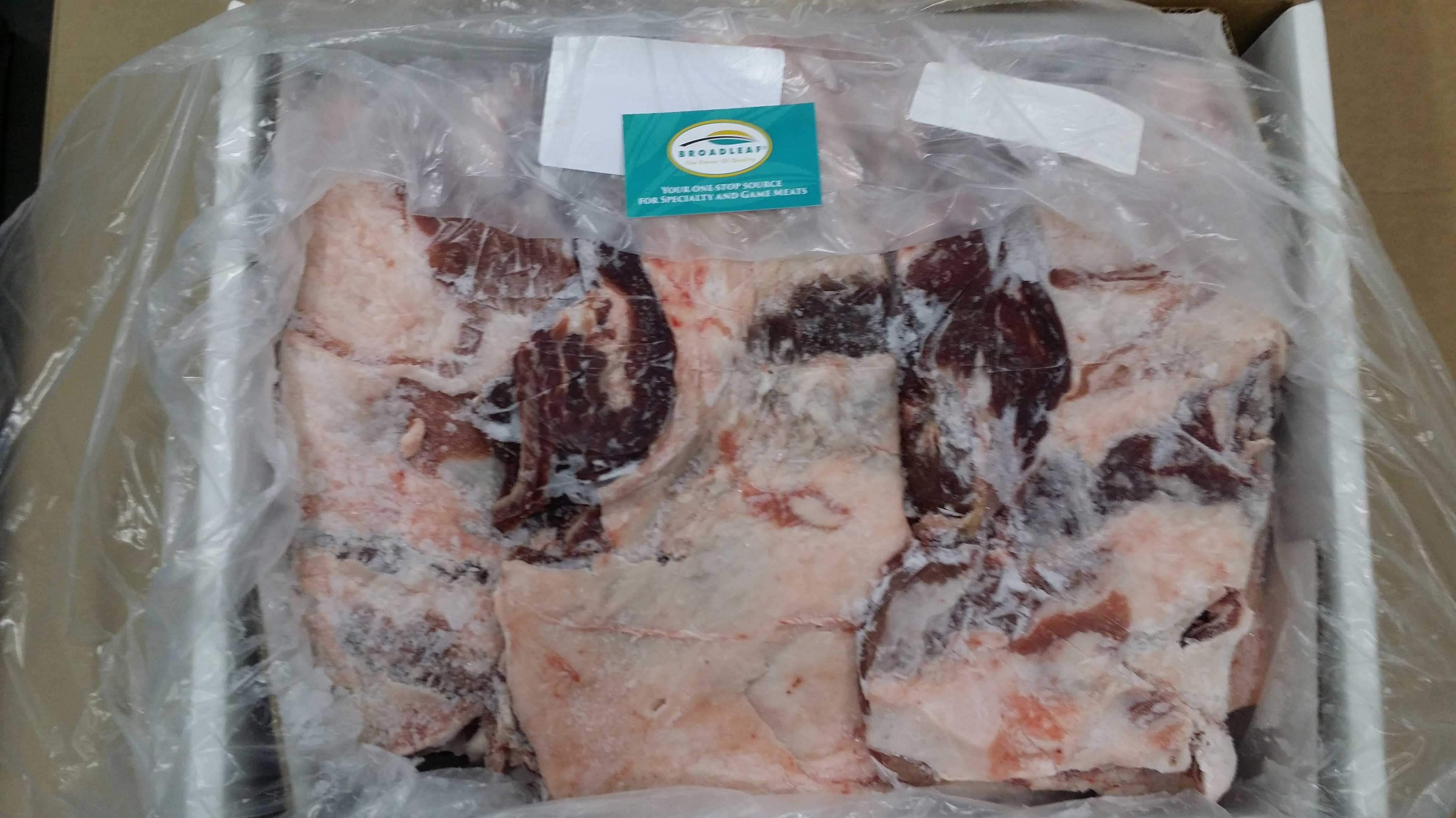 Broadleaf Wild Boar Bellies, 2.5 Pound -- 6 per case