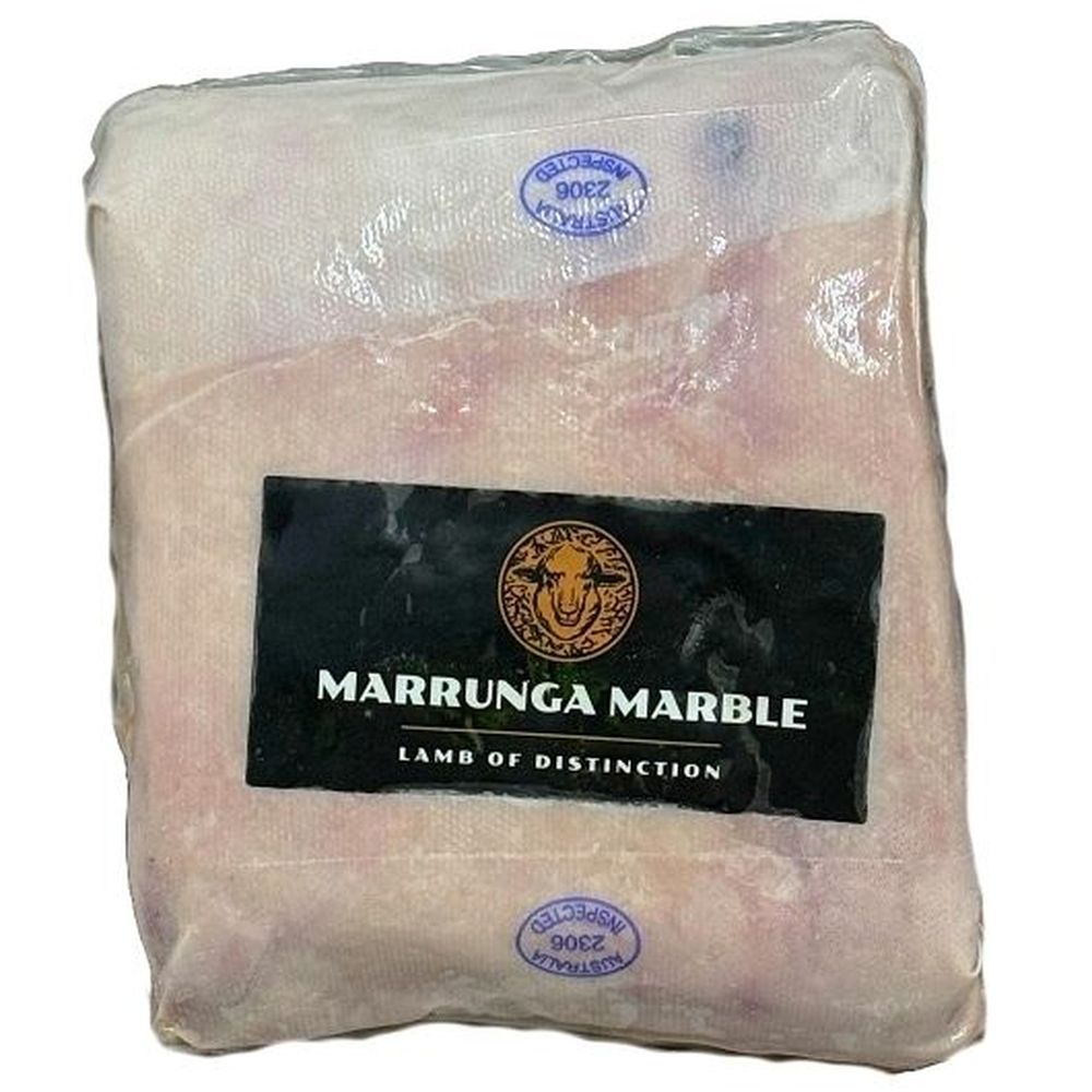 Murrunga Marble Lamb Split Short Loin 3 inch Tail, 2.5 Pound - 17 per case