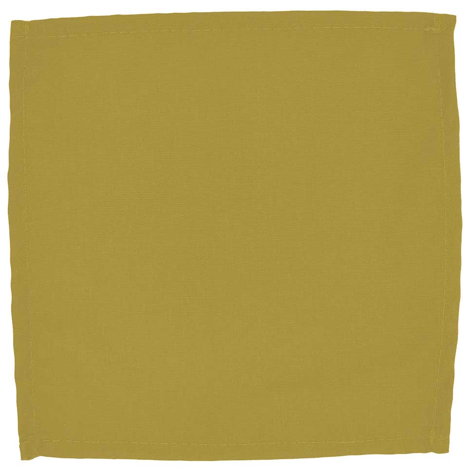 Intedge Yellow Poly/Cotton Dinner Napkin, 20 x 20 inch -- 12 per case