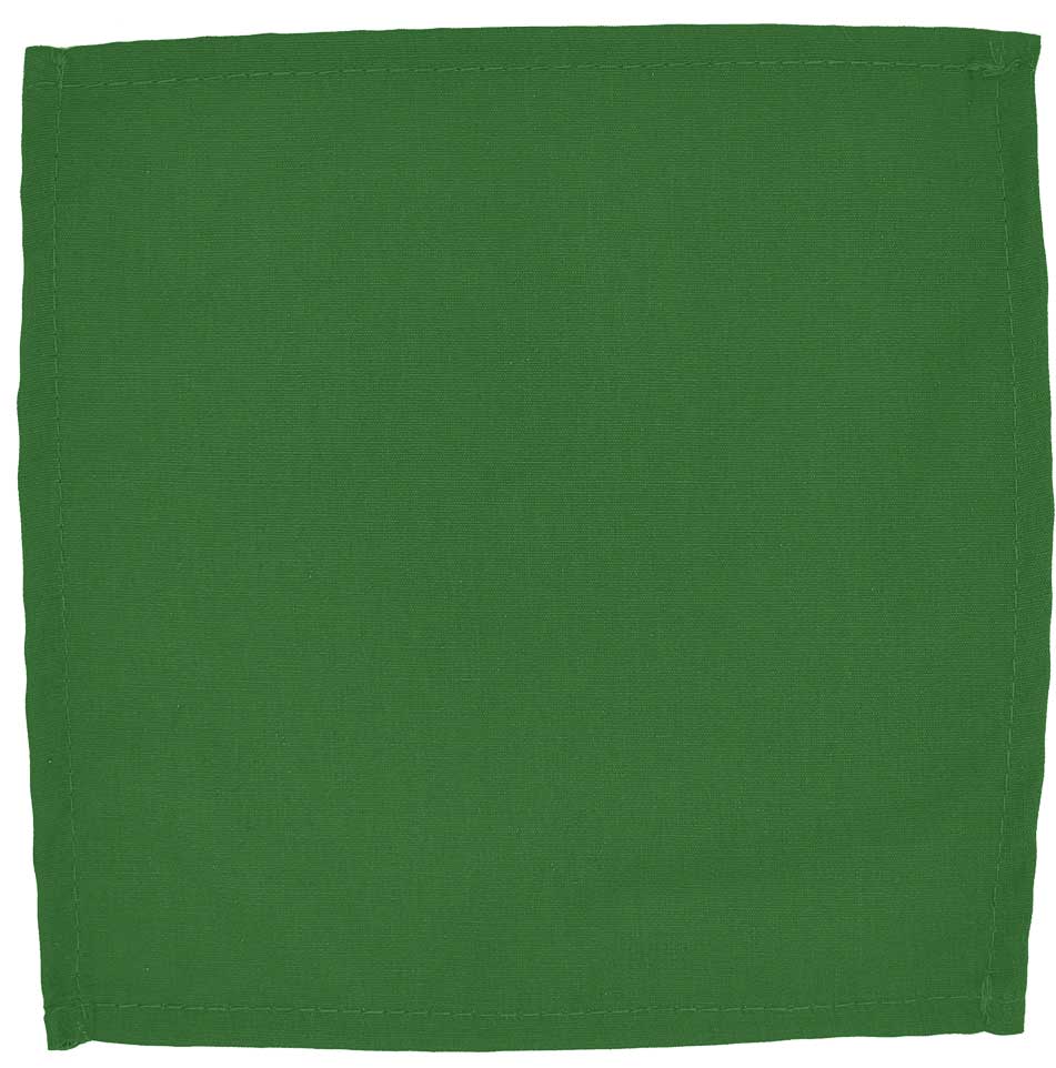 Intedge Green Poly/Cotton Dinner Napkin, 22 x 22 inch -- 12 per case