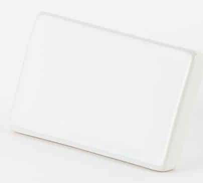 American Metalcraft Rectangle Ceramic Card Sign and Marker, 3 3/4 x 2 1 ...