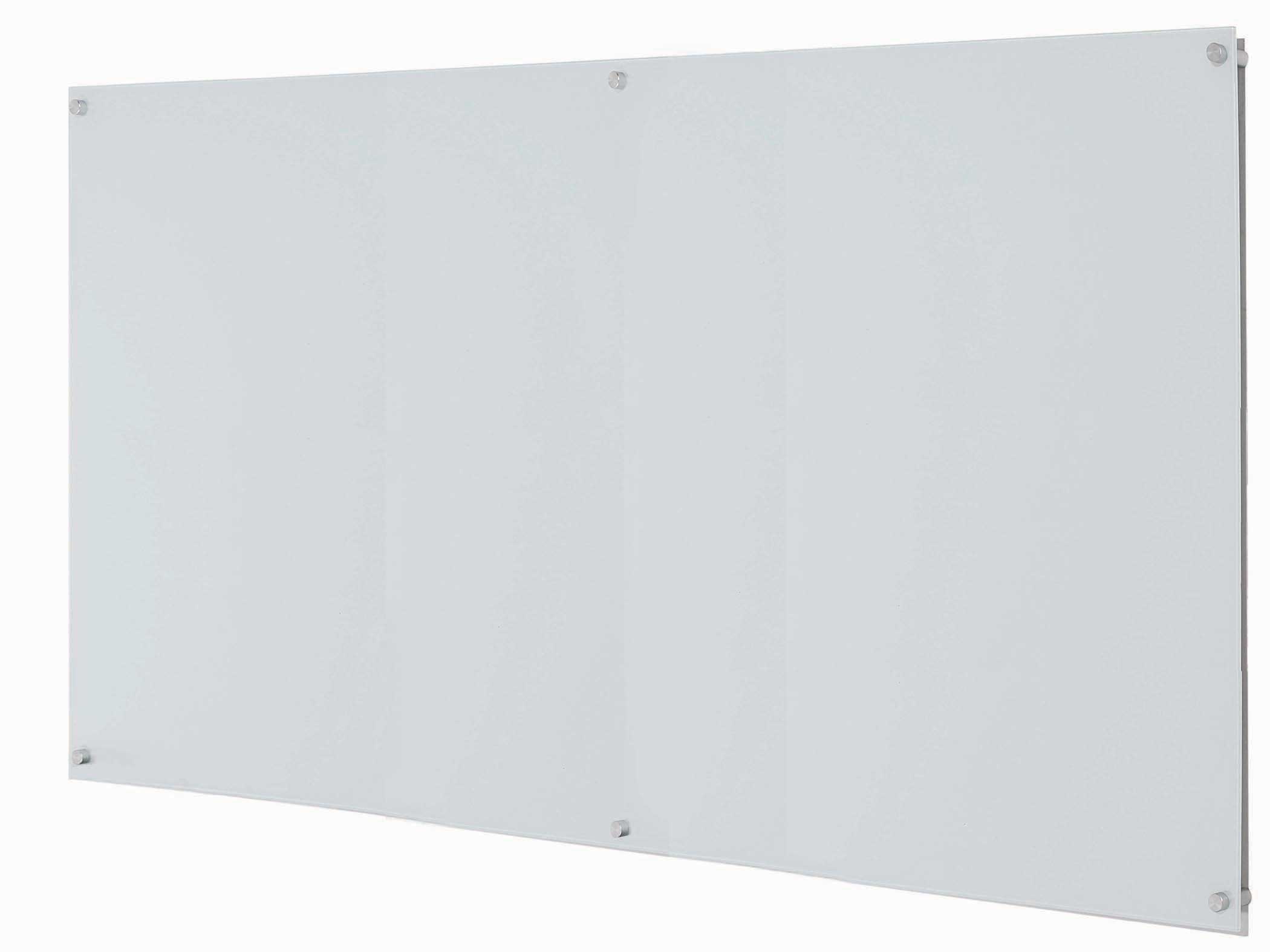 Aarco Pure White Glass Markerboard, 48 x 72 inch