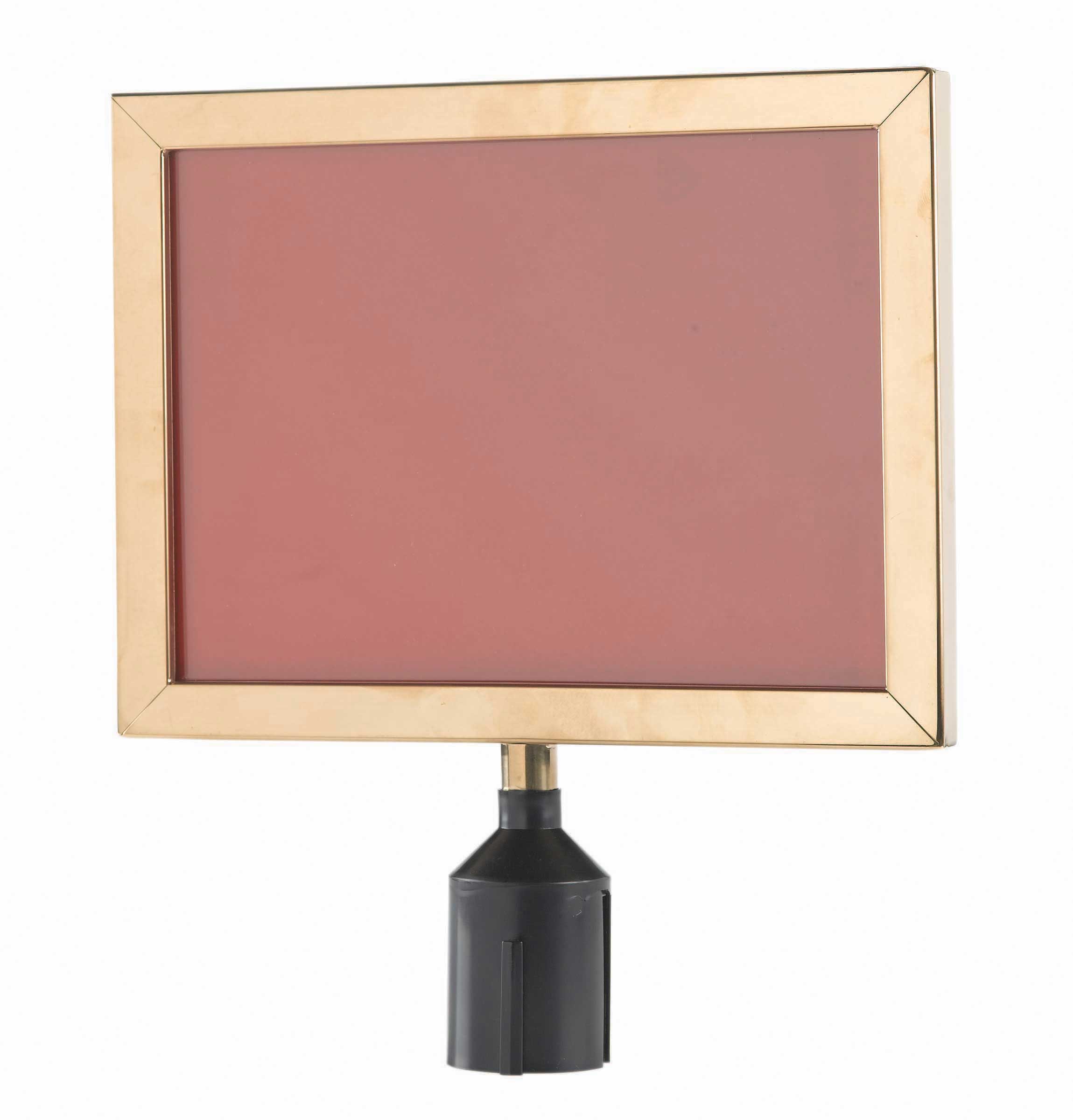Aarco Form-A-Line (TM) Brass Style Large Horizontal Sign Frame, 11 1/8 ...