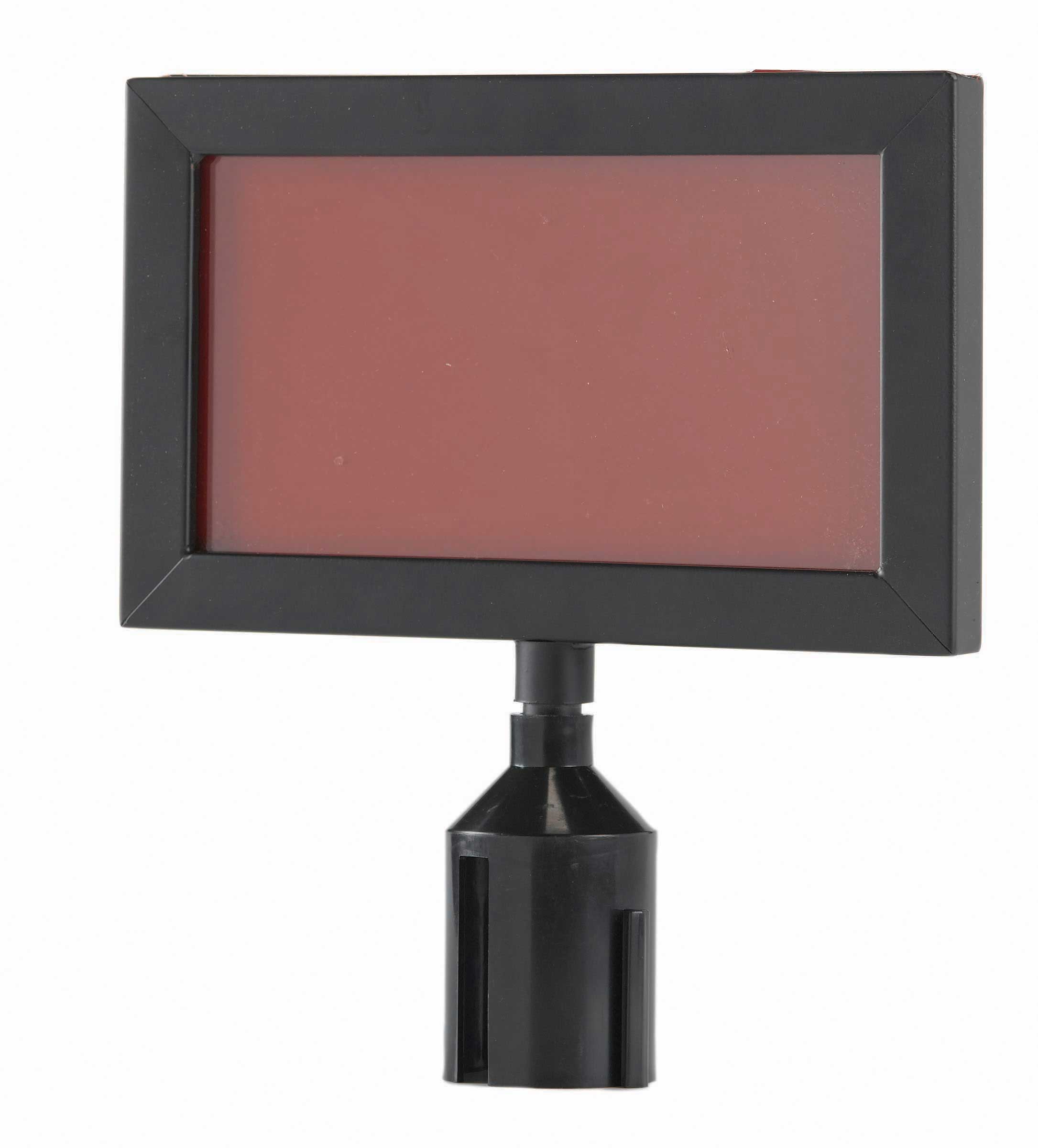 Aarco Form-A-Line (TM) Black Style Small Horizontal Sign Frame, 8 5/8 x ...