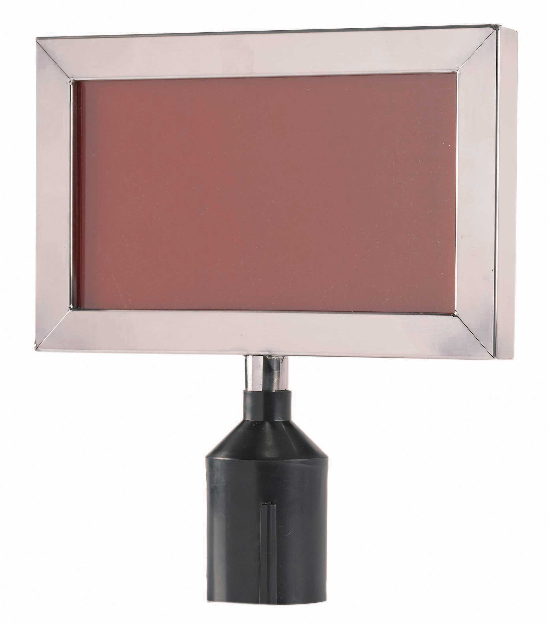 Aarco Form-A-Line (TM) Satin Style Small Horizontal Sign Frame, 8 5/8 x ...