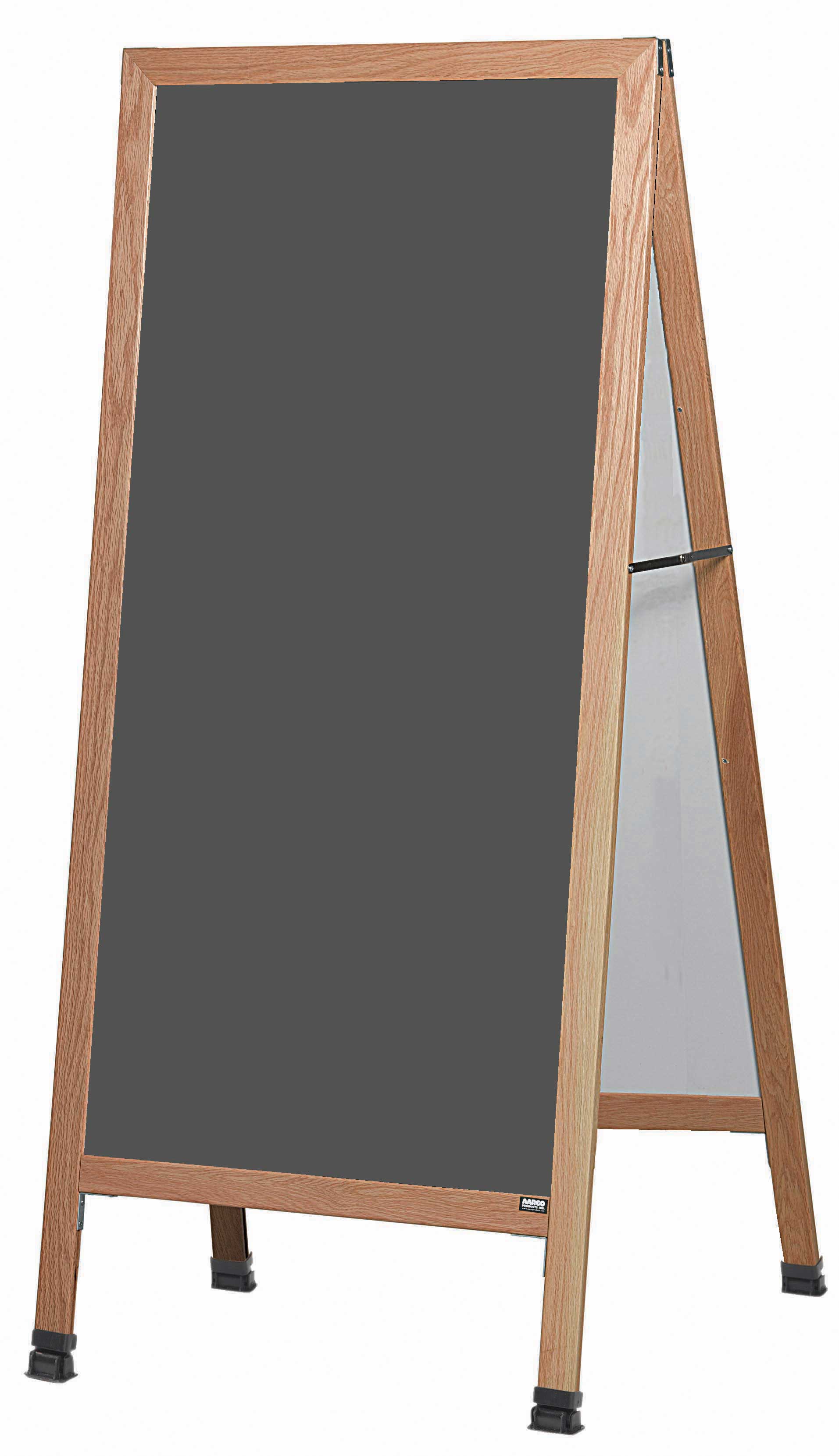 Aarco Solid Oak Wood Extra Large A-Frame Sidewalk Slate Porcelain ...