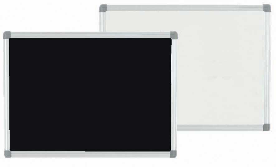 Aarco Black Two Sided Write On Markerboard, 24 x 36 inch