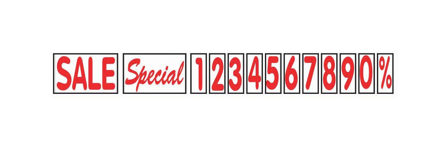 Aarco The Rocker (TM) Deluxe 8 inch Sign and Character Set