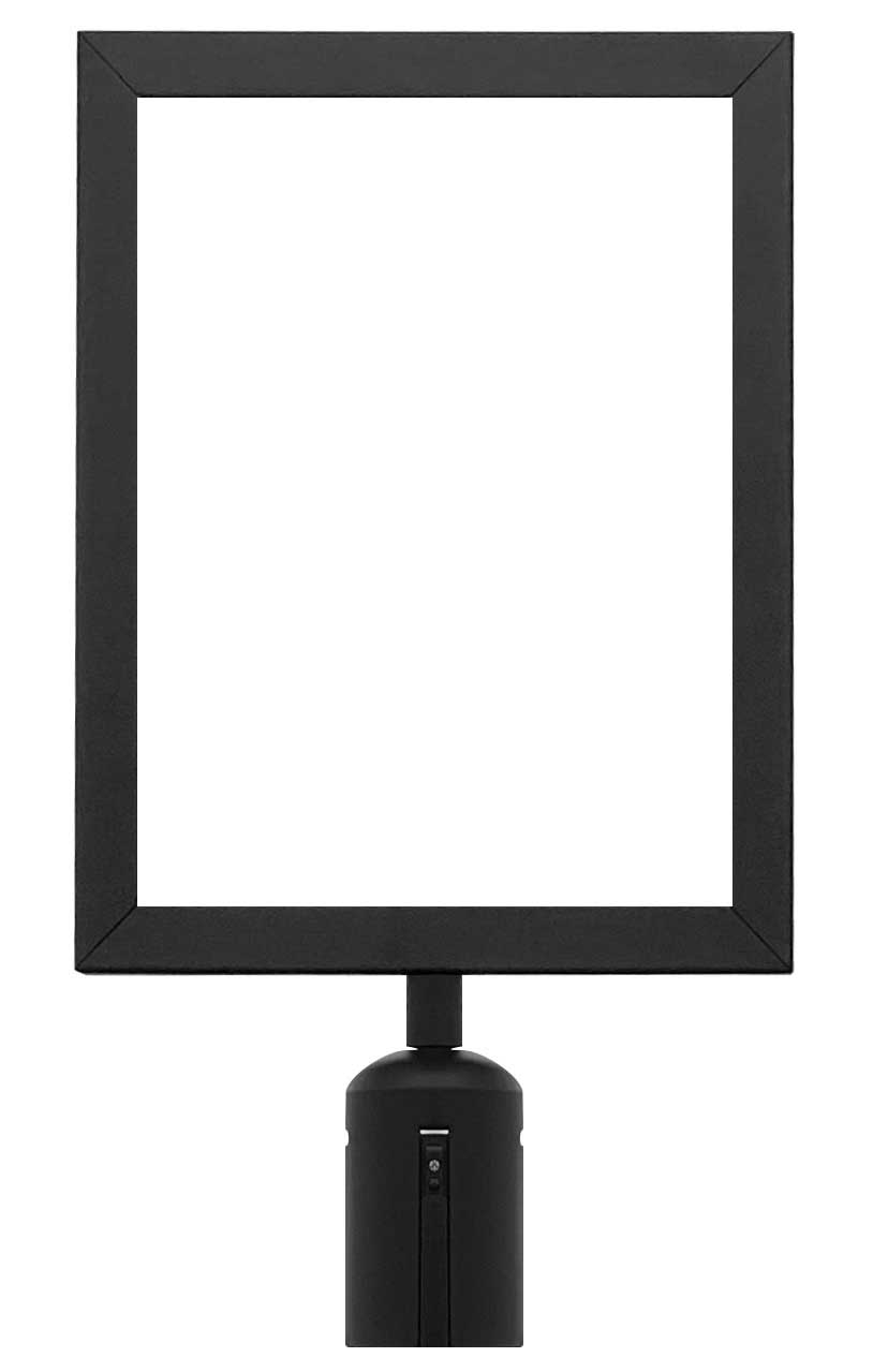 Aarco Form-A-Line (TM) Black Style Small Vertical Sign Frame, 11 1/8 x ...