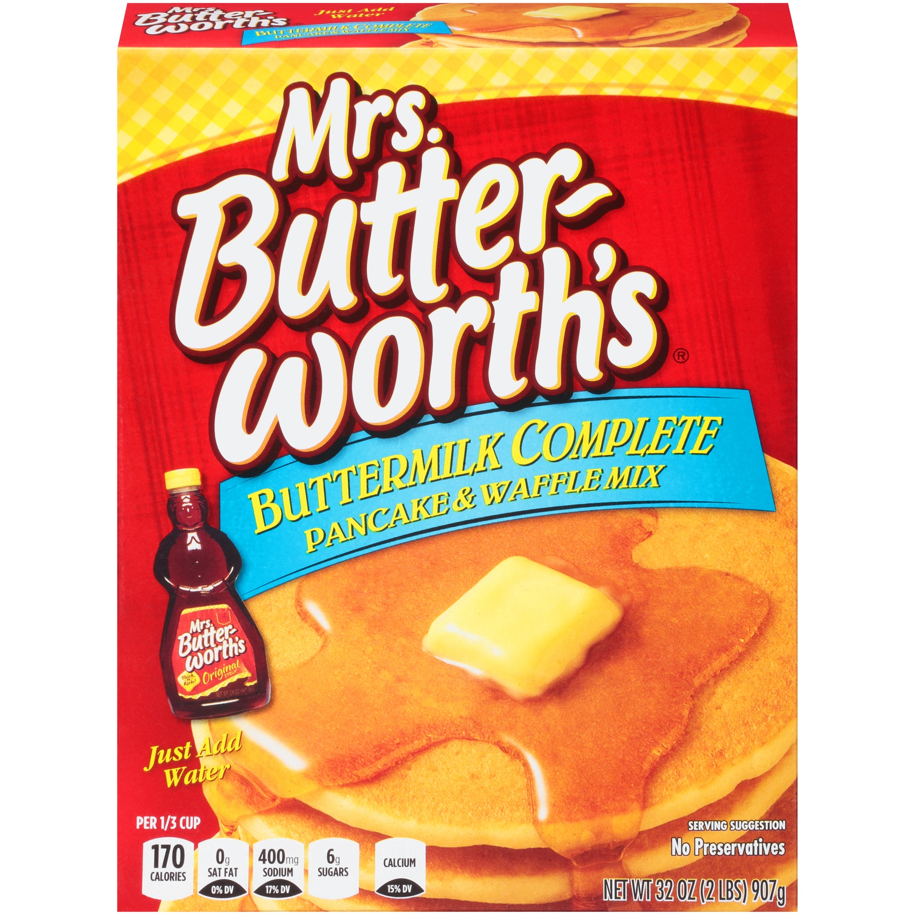 Mrs. Butterworth Buttermilk Pancake Mix Case | FoodServiceDirect