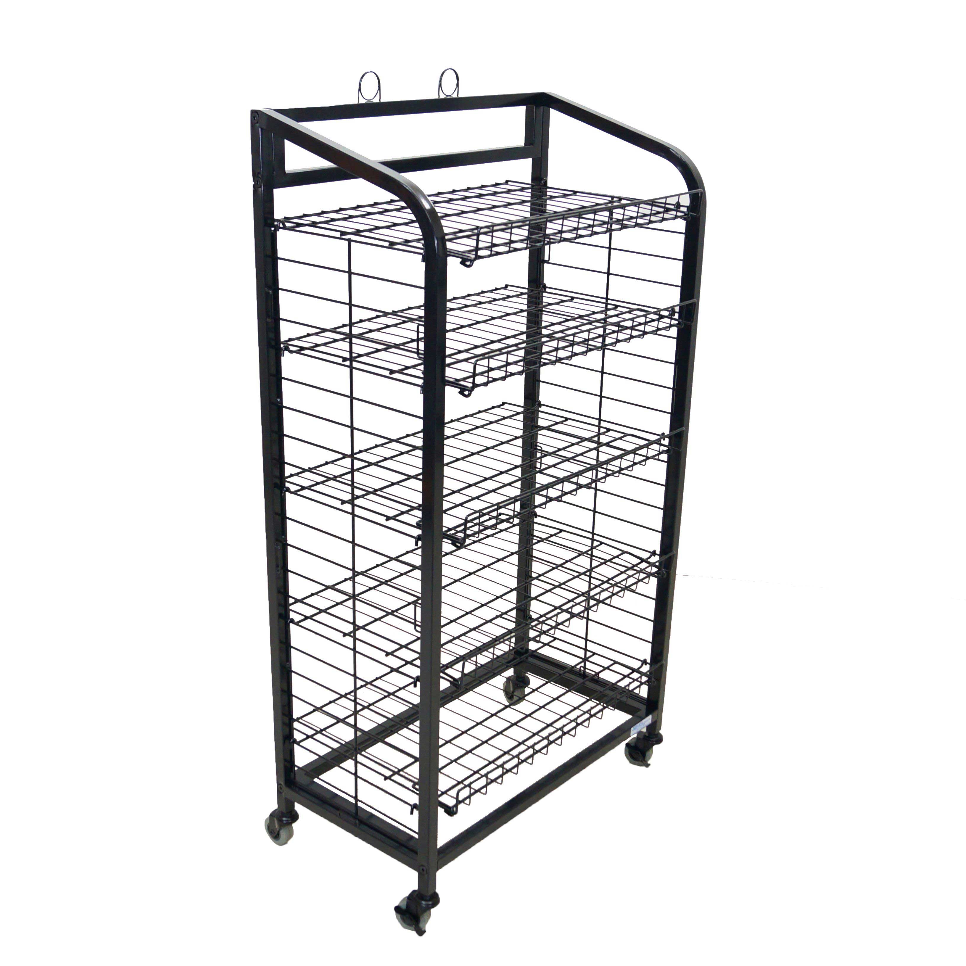 Mobile Merchandisers 5-Shelf Bakery DisplayBlack | FoodServiceDirect