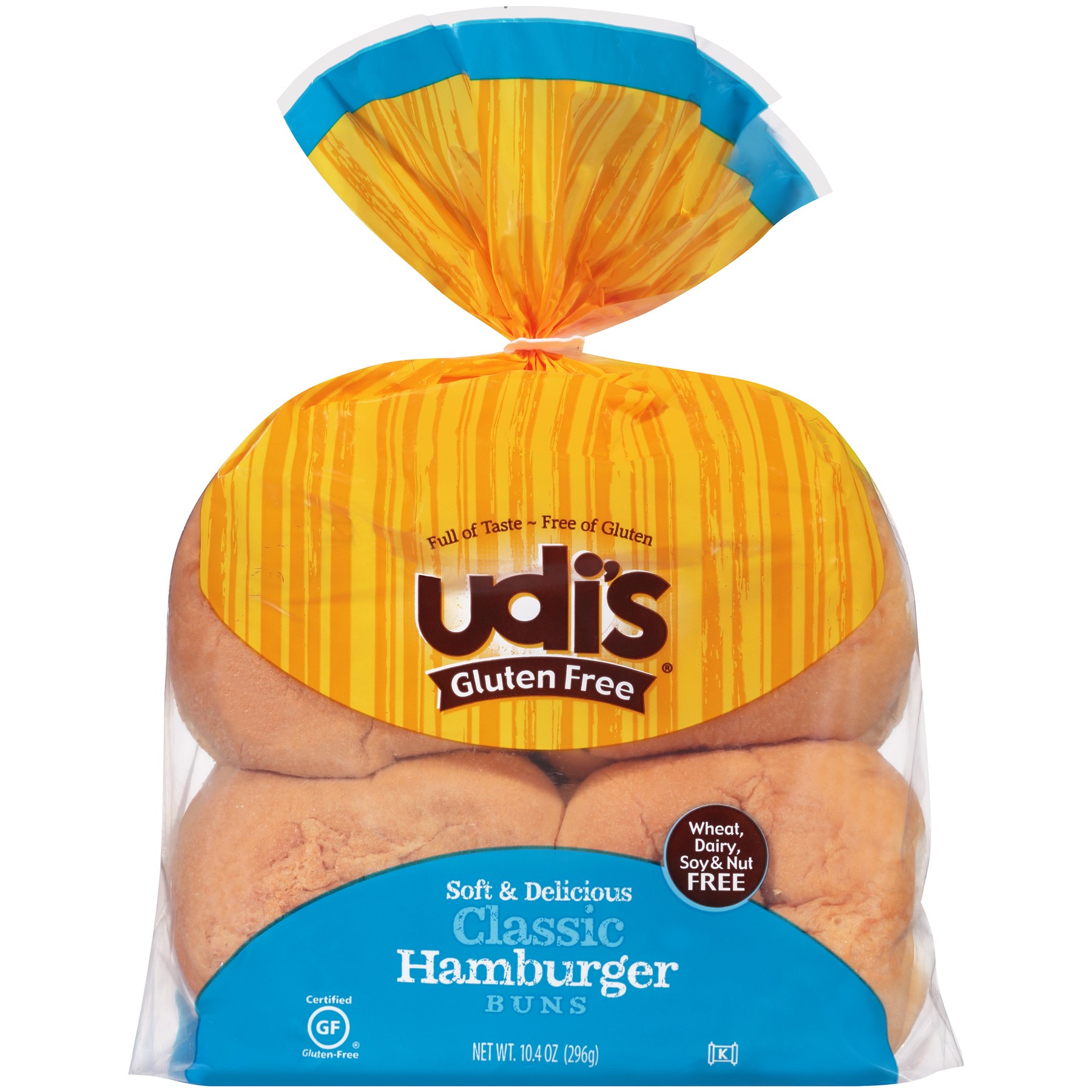 Udi's Gluten-Free Hamburger Bun Case | FoodServiceDirect