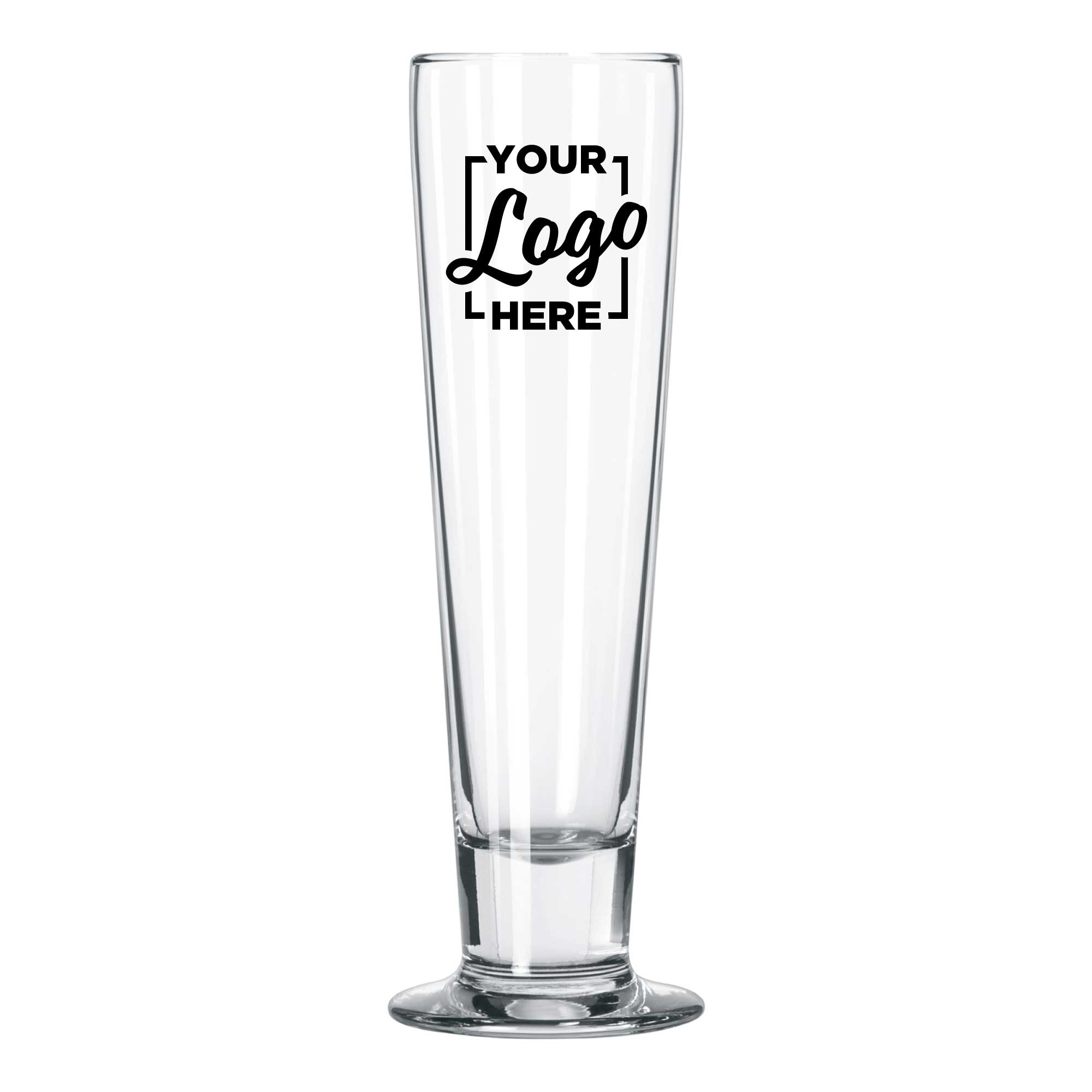 Libbey L3823 Catalina Tall Beer Glass with 1 COLOR Custom Logo, 14.5 ...