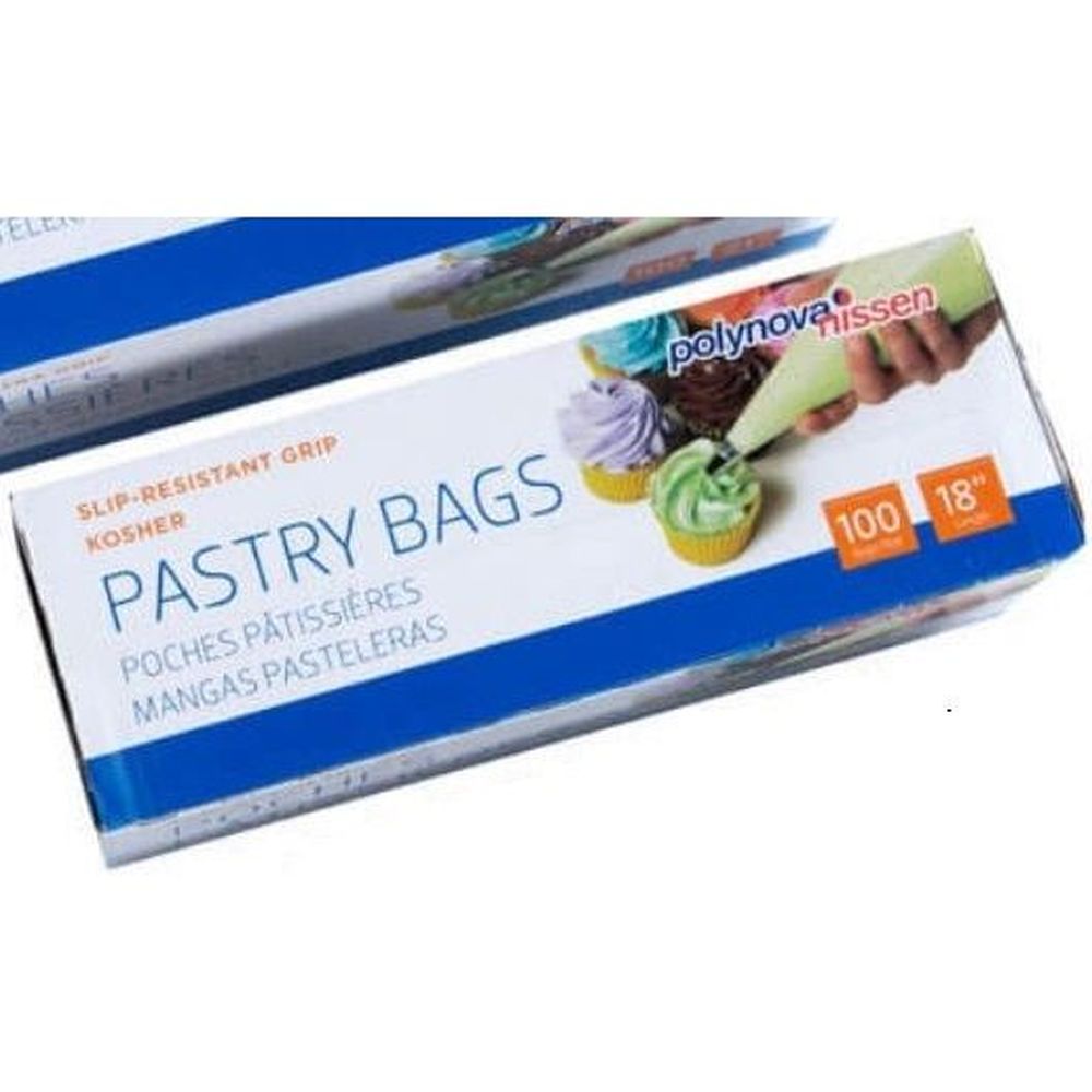 Polynova Nissen 75 Mic Transparent Plastic Hygienic Pastry Piping Bag ...