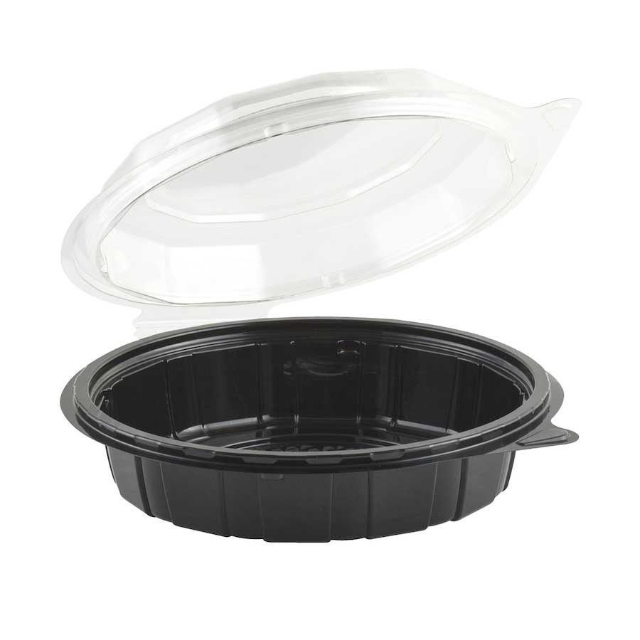 Anchor Packaging Gourmet Classic Polyethylene Terephthalate Black/Clear ...