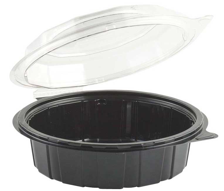 Anchor Clear Dome Hinged Deep Clamshell Case | FoodServiceDirect