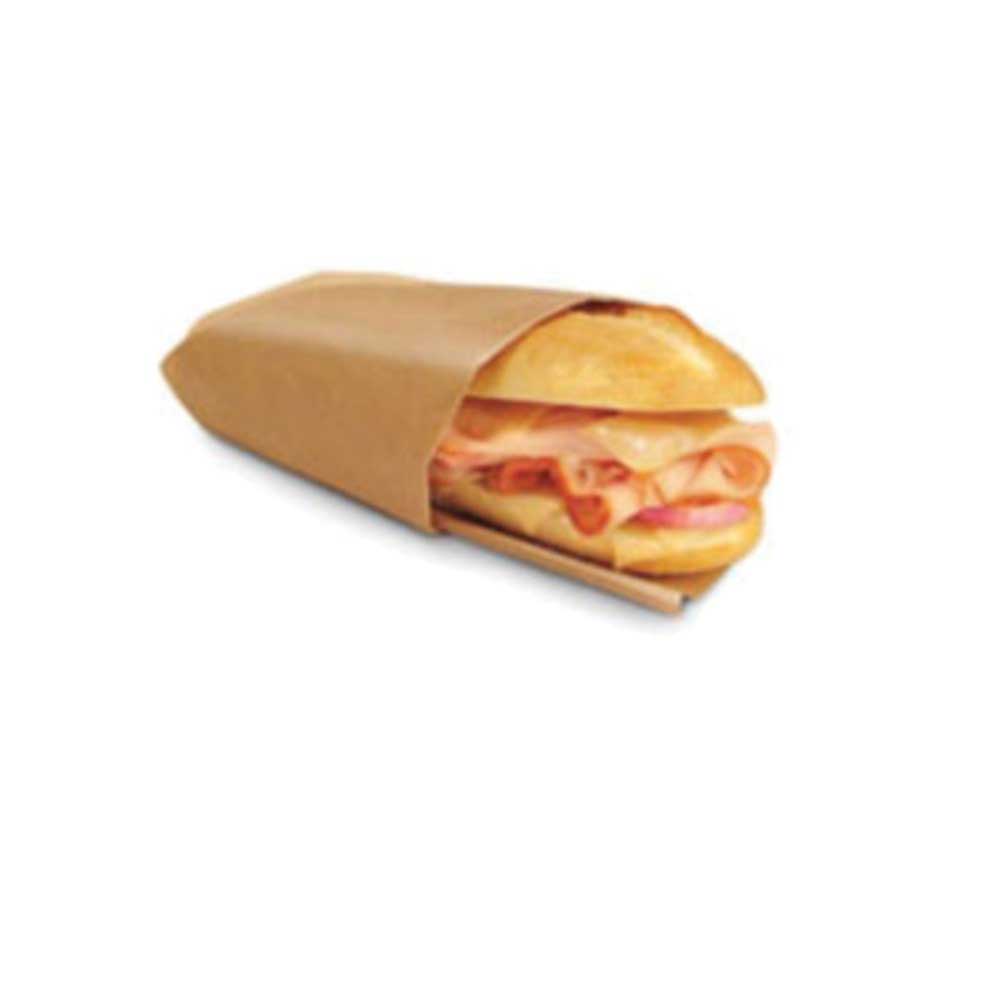 Bagcraft Dubl Shield Insulated Natural Paper Sandwich Wrap, 15 x 16 x 5 ...