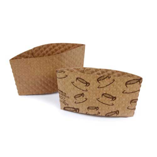 Bagcraft Java Jacket Unprinted Kraft Paper Cup Sleeve, 4.75 x 2.5 inch ...