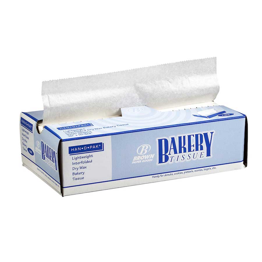 Brown Paper Goods Han-D-Pak Interfolded White Light Weight Plain Menu ...