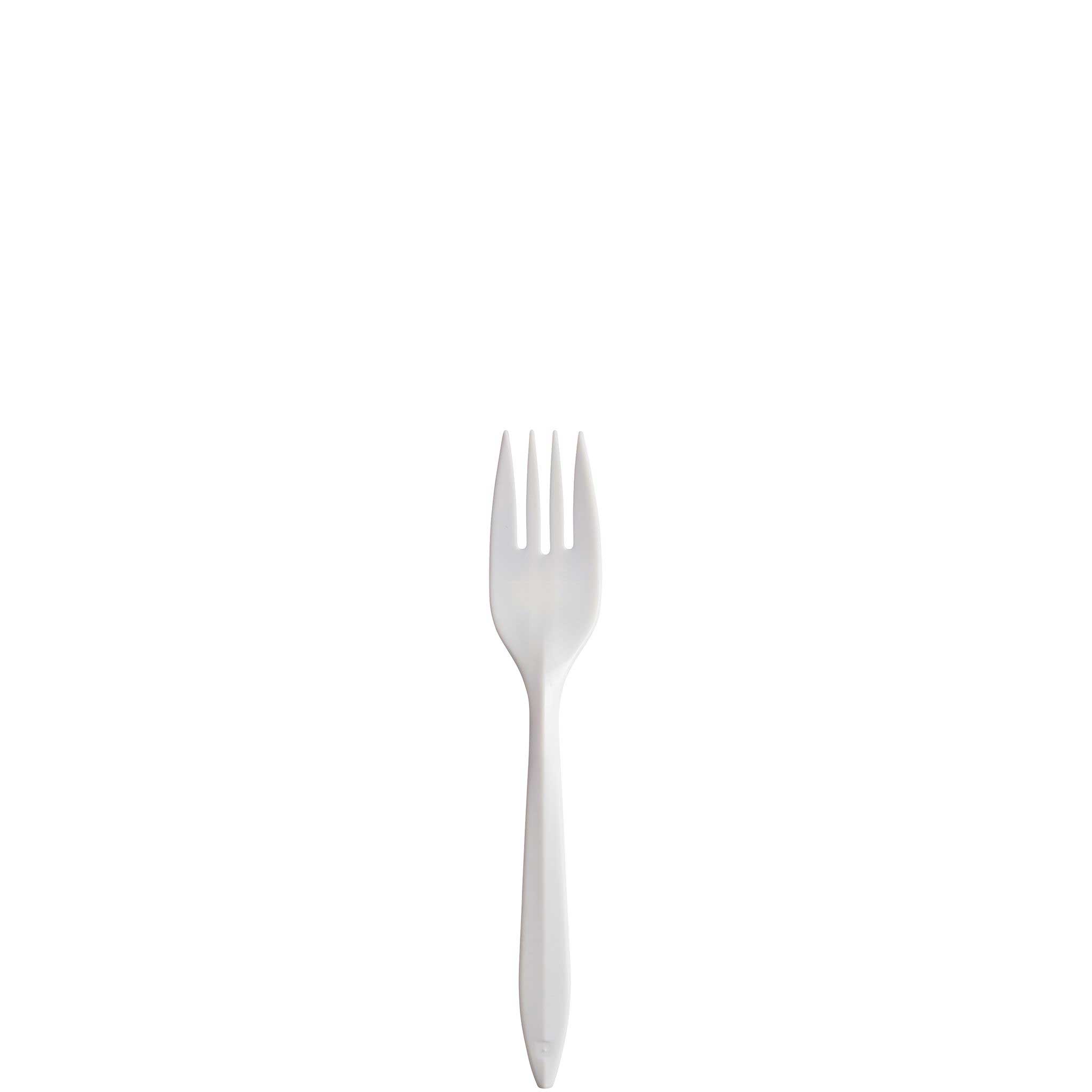 Dart Style Setter White Medium Weight Polypropylene Fork, 6.1 inch ...