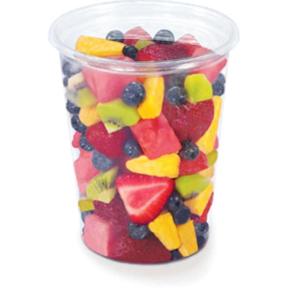Fabri-Kal Pro-Kal LDPE Translucent Round Deli Container Lid Only -- 500 ...