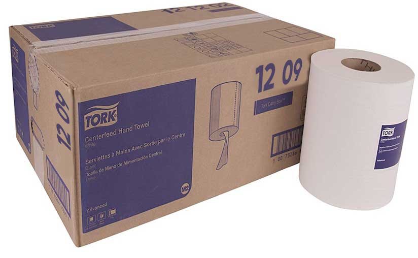 Essity Tork 2 Ply Advanced White Soft Centerfeed Hand Towel -- 6 per ...