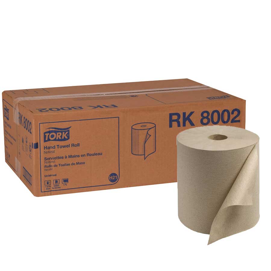 Tork Universal Paper 1-Ply Natural Hand Towel Roll, 800 Feet -- 6 per case