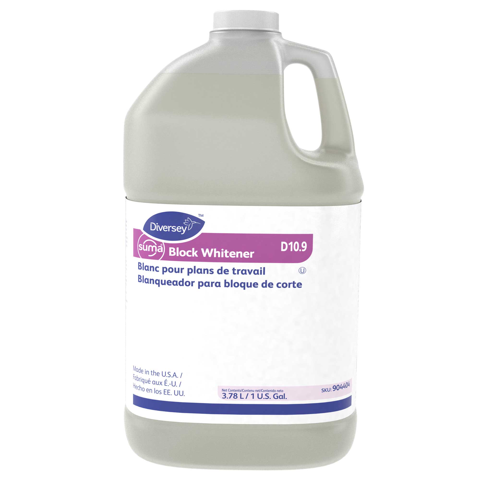 Diversey Suma Yellow Block Whitener, 1 Gallon -- 4 per case