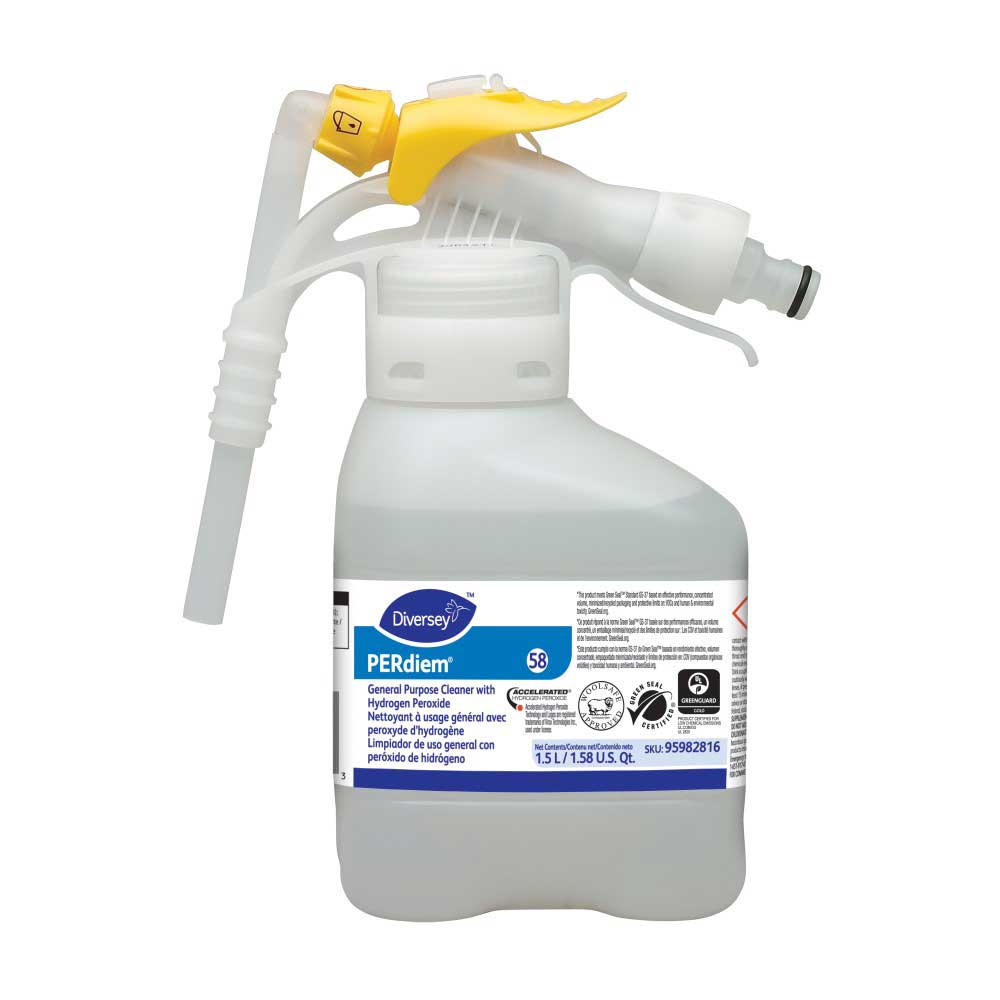 Diversey Clear General Purpose Cleaner with Hydrogen Peroxide, 1.5 ...