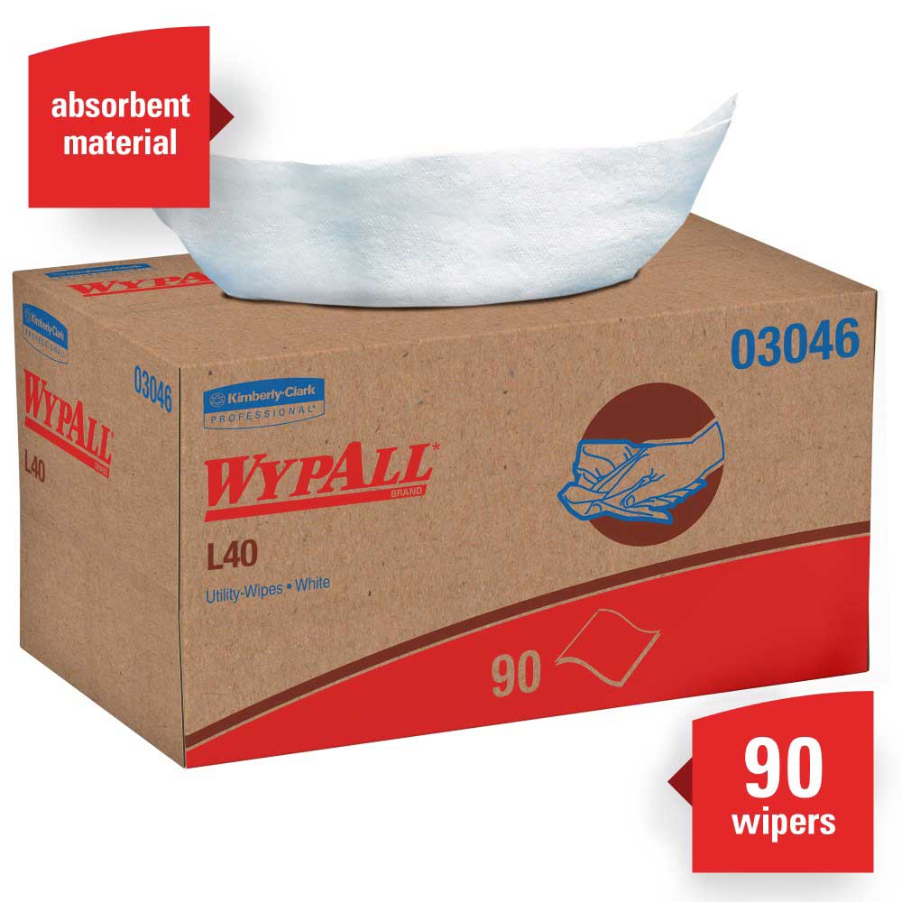 Wypall Power Clean White Drc Drying Towels -- 810 per case ...