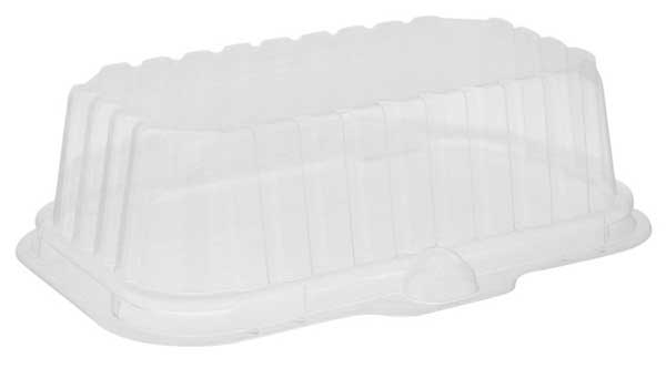 Pactiv Clearview TrayMates Clear Deep Rectangle Dome Lid for 17S Meat ...