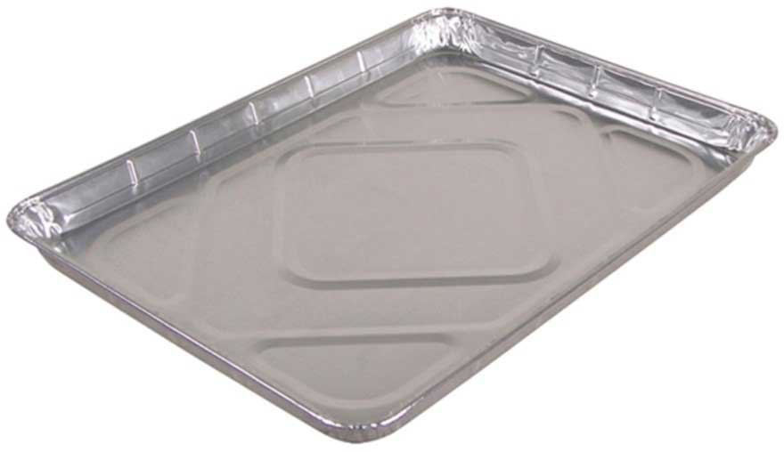 Pactiv Silver Aluminum 1/4 Sheet Cake Pan Case | FoodServiceDirect