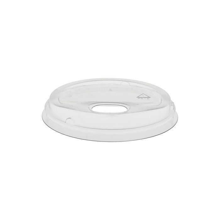Pactiv Recycled Plastic Strawless Sipper Lid for B Size Cold Drink Cup ...
