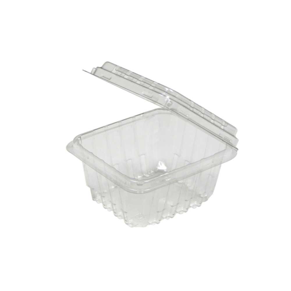 Pactiv Clear 1 Pint APET Clamshell Container -- 516 per case