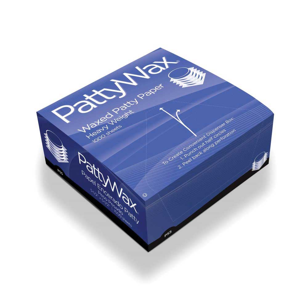 Bagcraft P6 Series Paper White Heavy Weight Dry Waxed Patty Sheet, 6 x ...