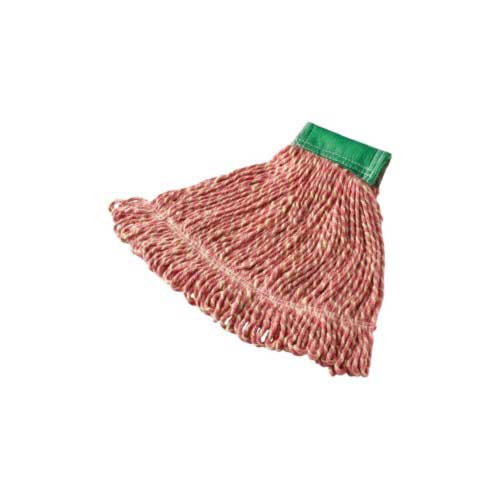 Rubbermaid Commercial Super Stitch Medium Blend Red Wet Mop with 5 inch ...
