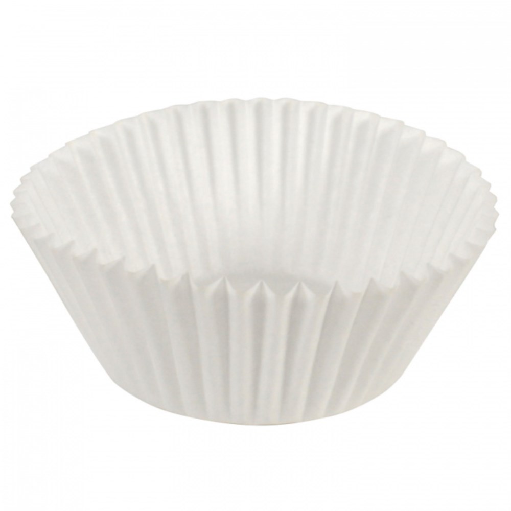 Hoffmaster White Paper Round Fluted Bake Cup, 4.5 inch -- 1000 per case