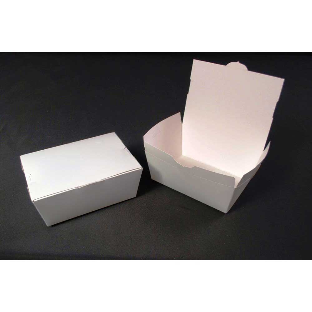 Southern Champion ChampPak Number 4 No-Leak White Paper Carryout Box 7. ...