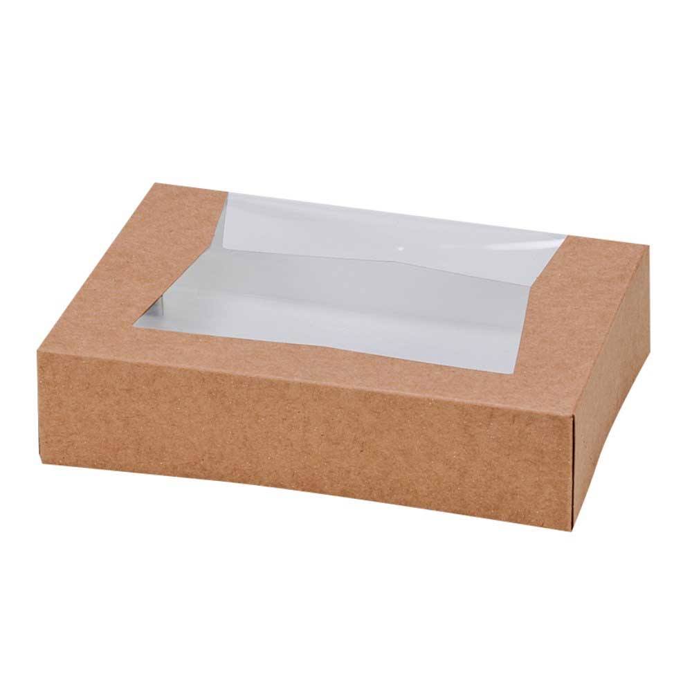 Southern Champion Tray Kraft Paper Clay Coated Window Box -- 200 per case