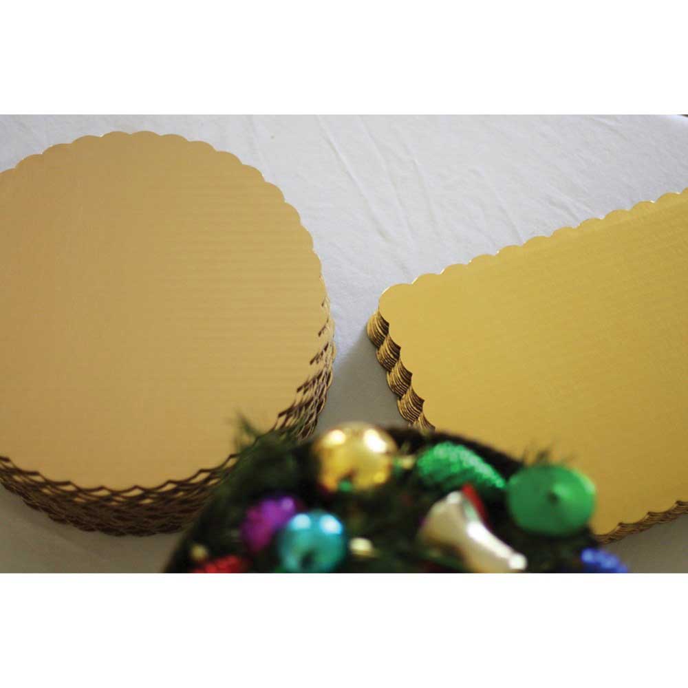Southern Champion 1/8 Sheet Gold Paperboard Single Wall Cake Pad ...