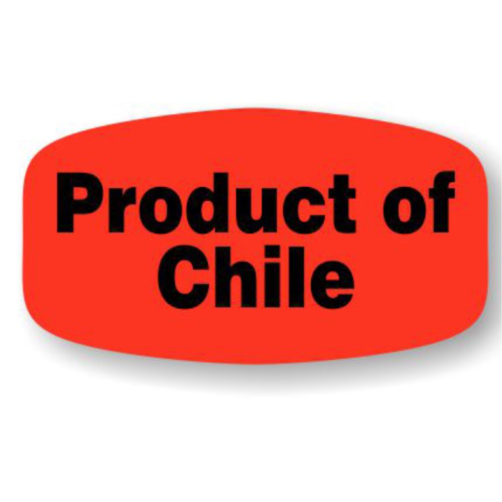 Bollin Product of Chile Label Roll | FoodServiceDirect