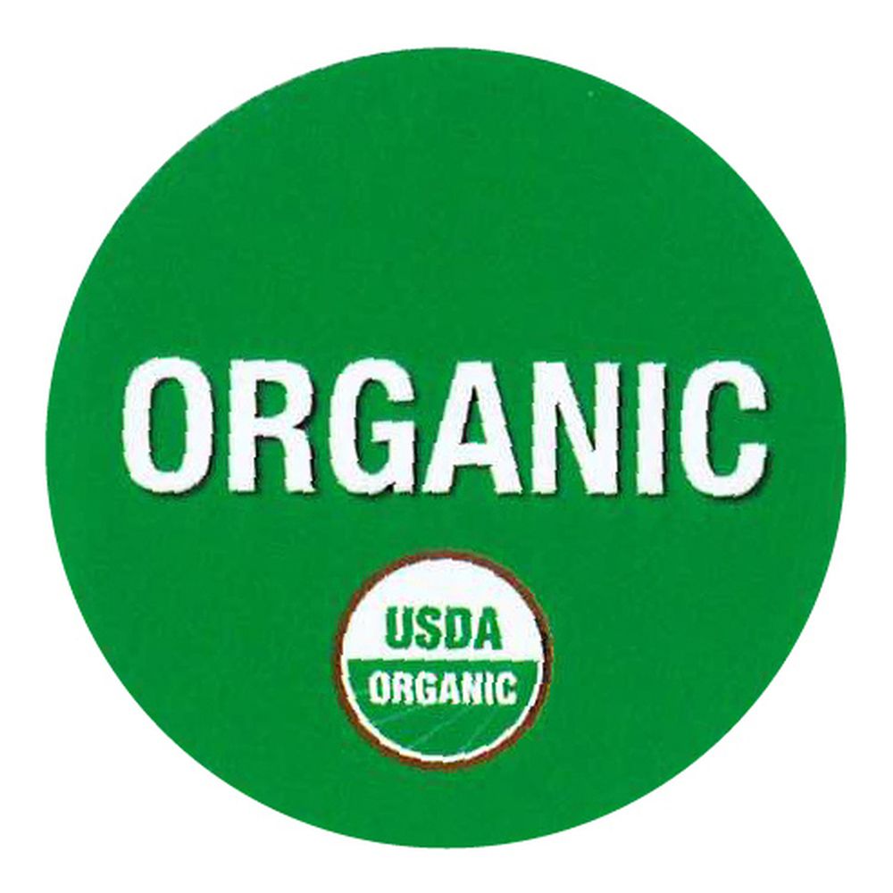 Bollin Organic Green/White USDA Cicle Paper Label, 1.5 x 1.5 inch ...