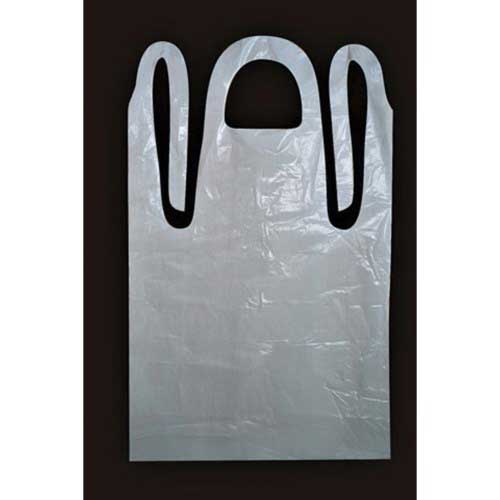 Disco White Polyethylene Heavy Duty Apron, 28 x 46 inch -- 100 per case